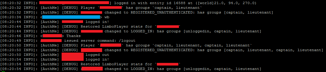 PermissionEx with unLoggedInGroup · Issue #1265 · AuthMe/AuthMeReloaded · GitHub