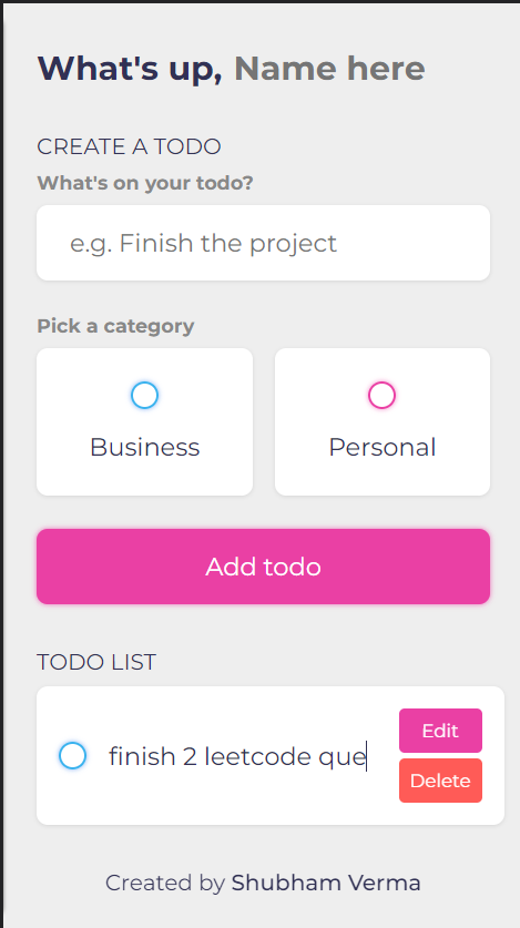 GitHub - Stroller15/todoie: Build a simple web-based todo app built using HTML, CSS, and ...