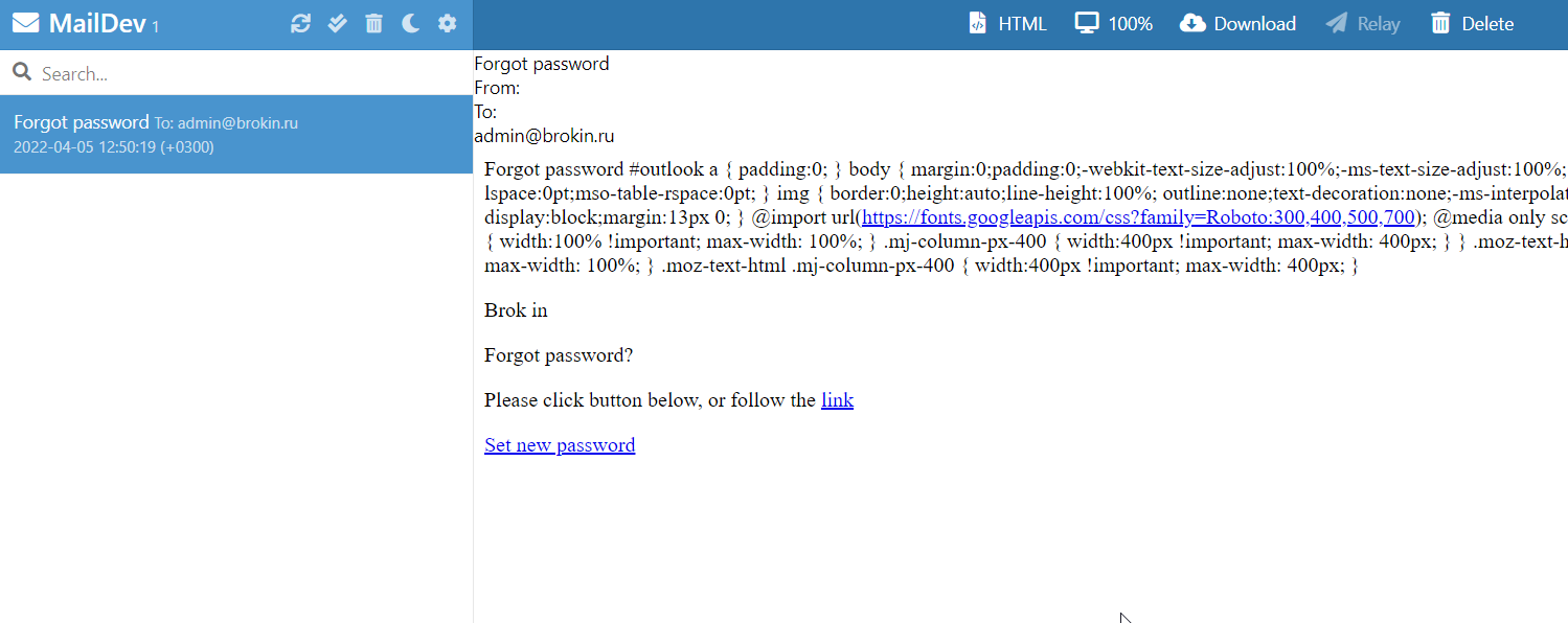 All Html Attributes Seem To Be Missing In Html View · Issue 403 · Maildevmaildev · Github