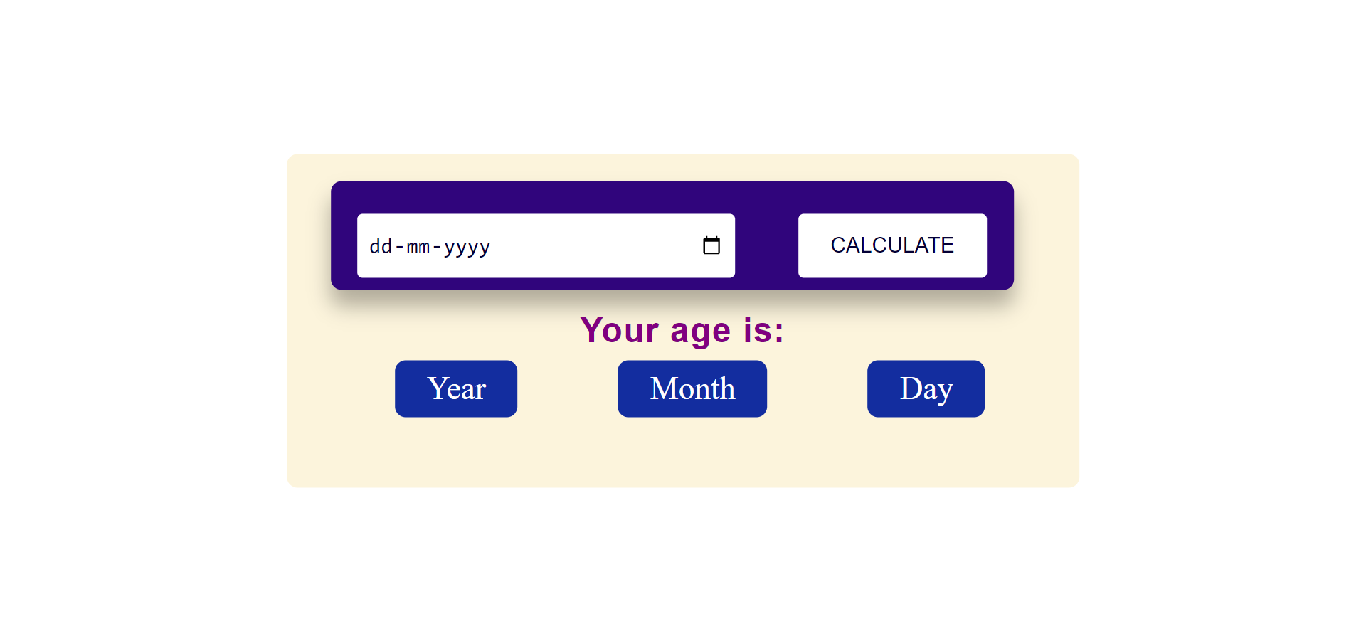 Age Calculator Using Js · Issue 496 · Pranjay Poddardev Geeks · Github 