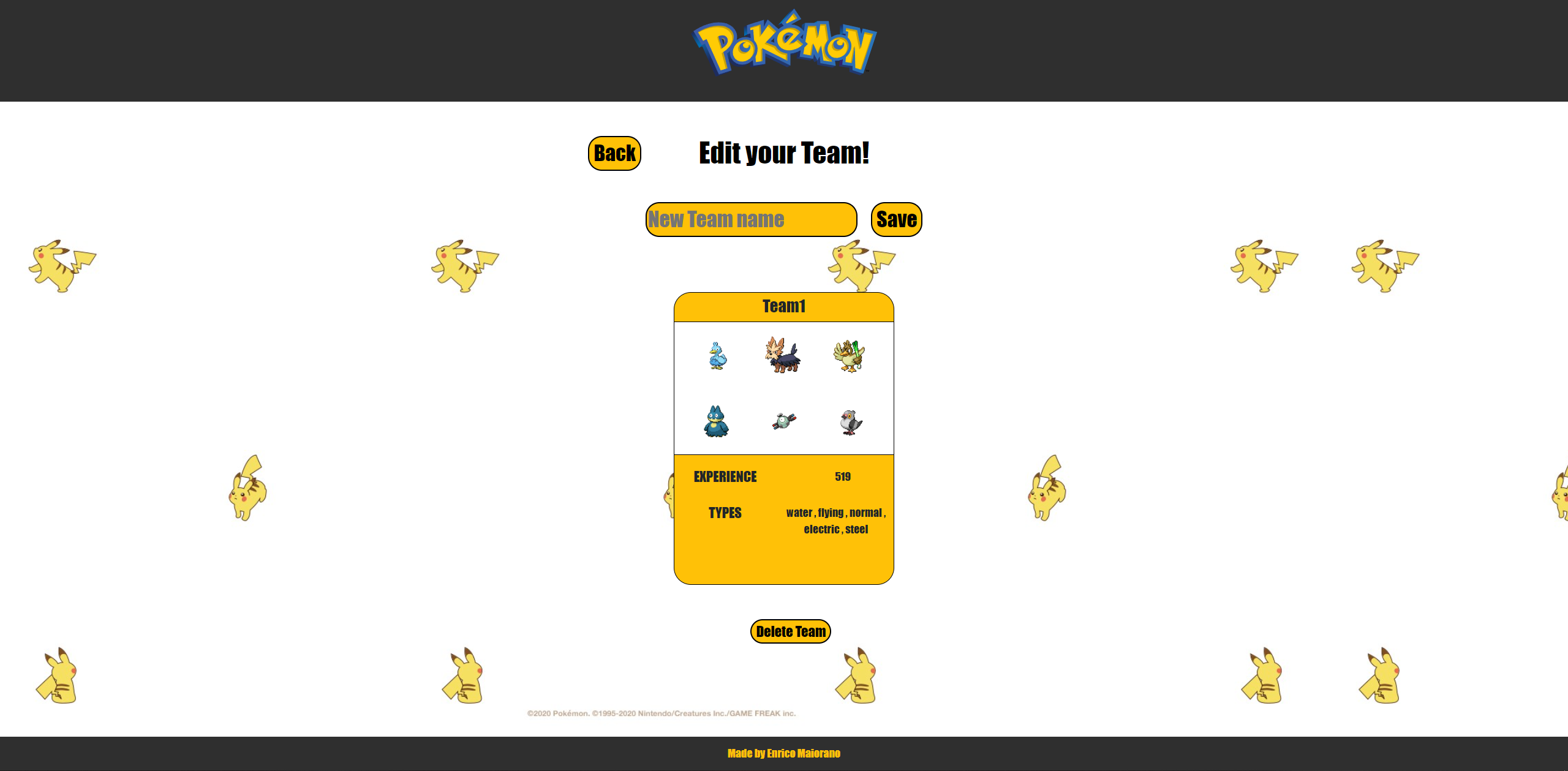 GitHub - EnricoMaiorano/PokemonWebApp: Pokemon app game