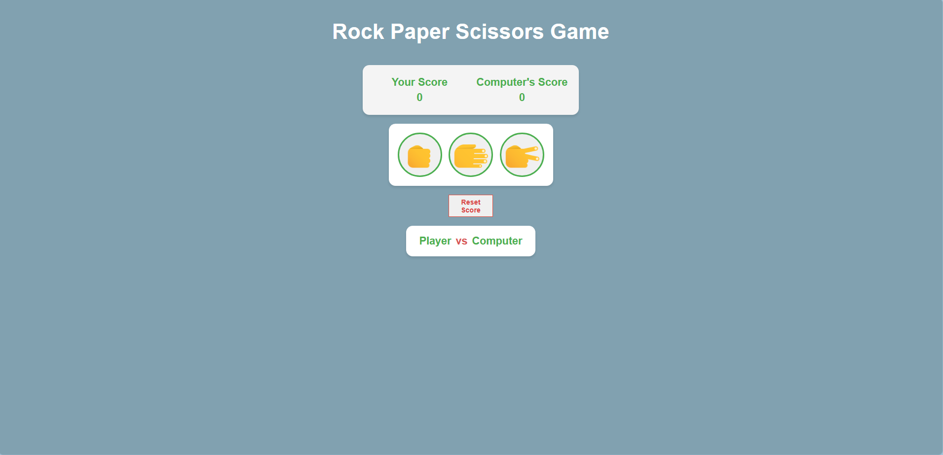 GitHub - esurenajames/rock-paper-scissors