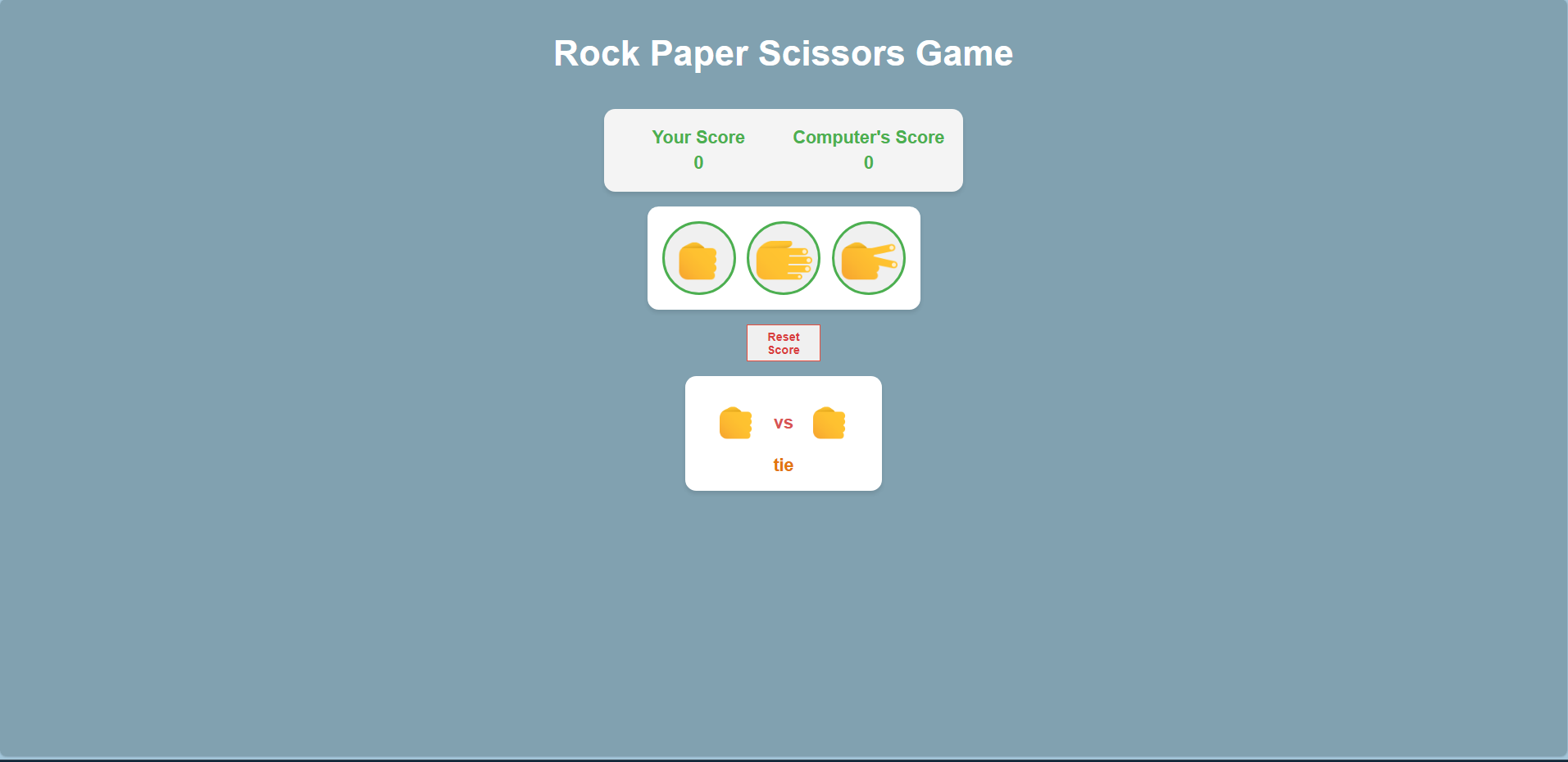 GitHub - esurenajames/rock-paper-scissors