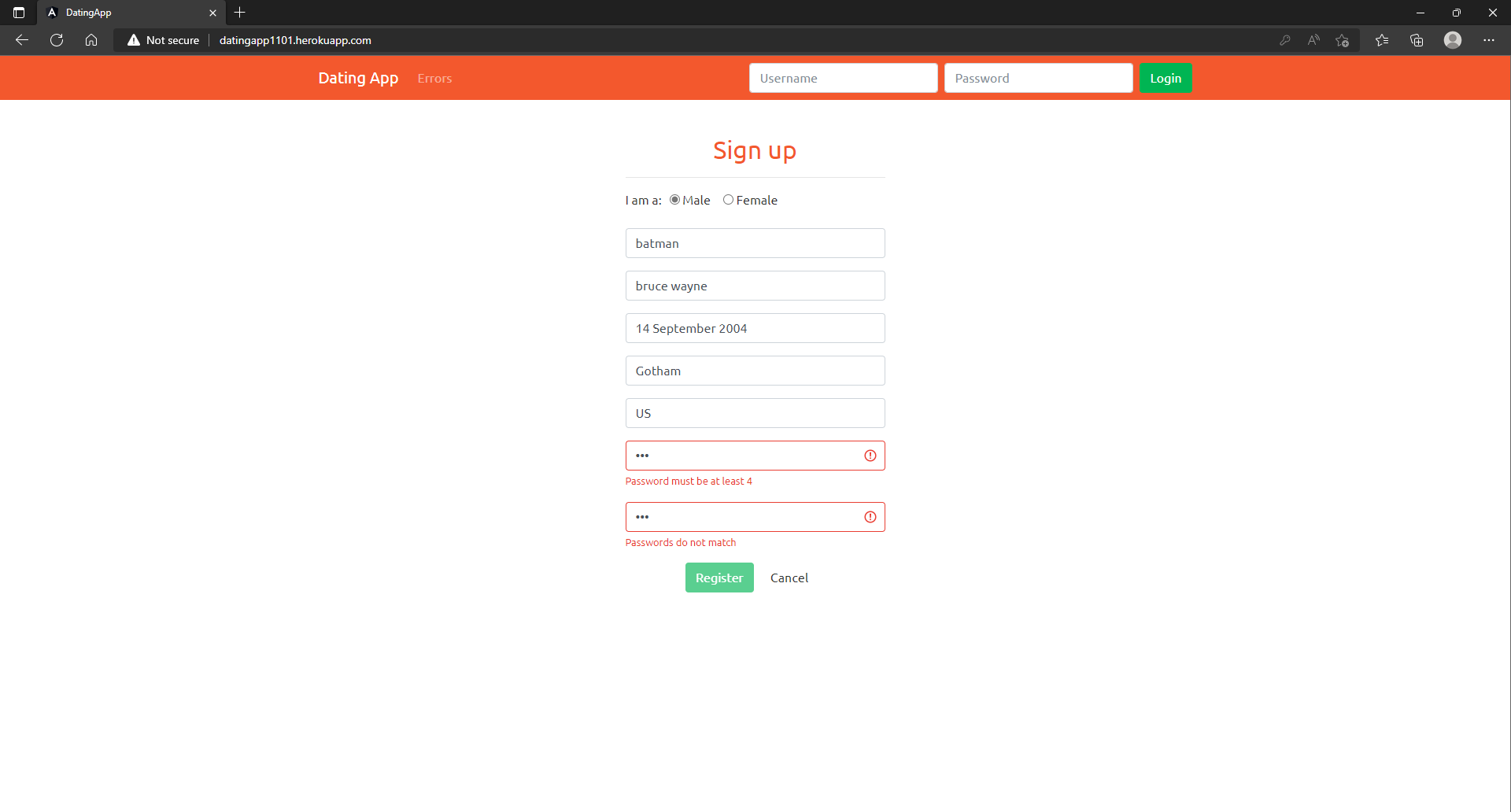 GitHub - Bongani-org/DatingApp