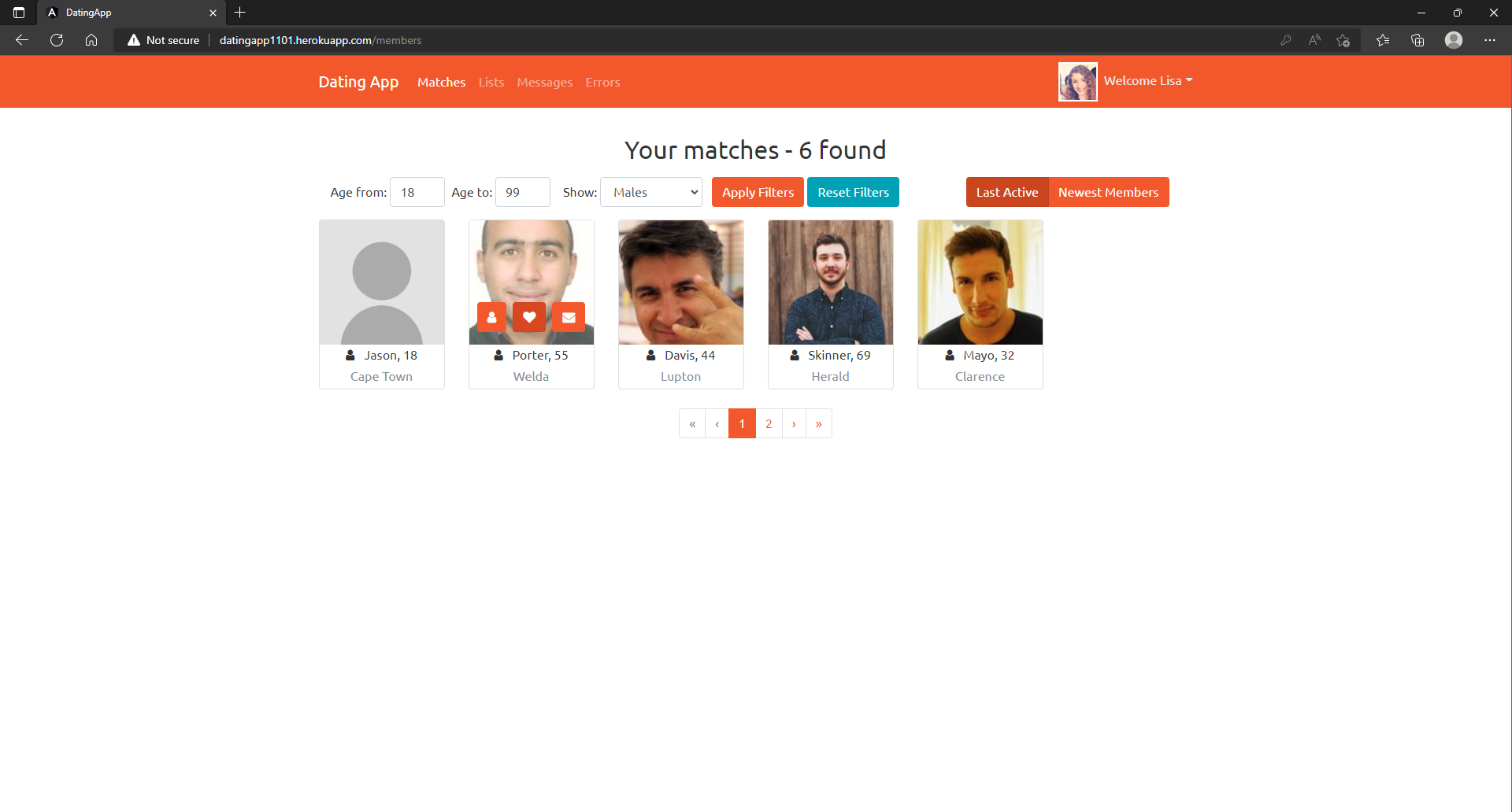 GitHub - Bongani-org/DatingApp