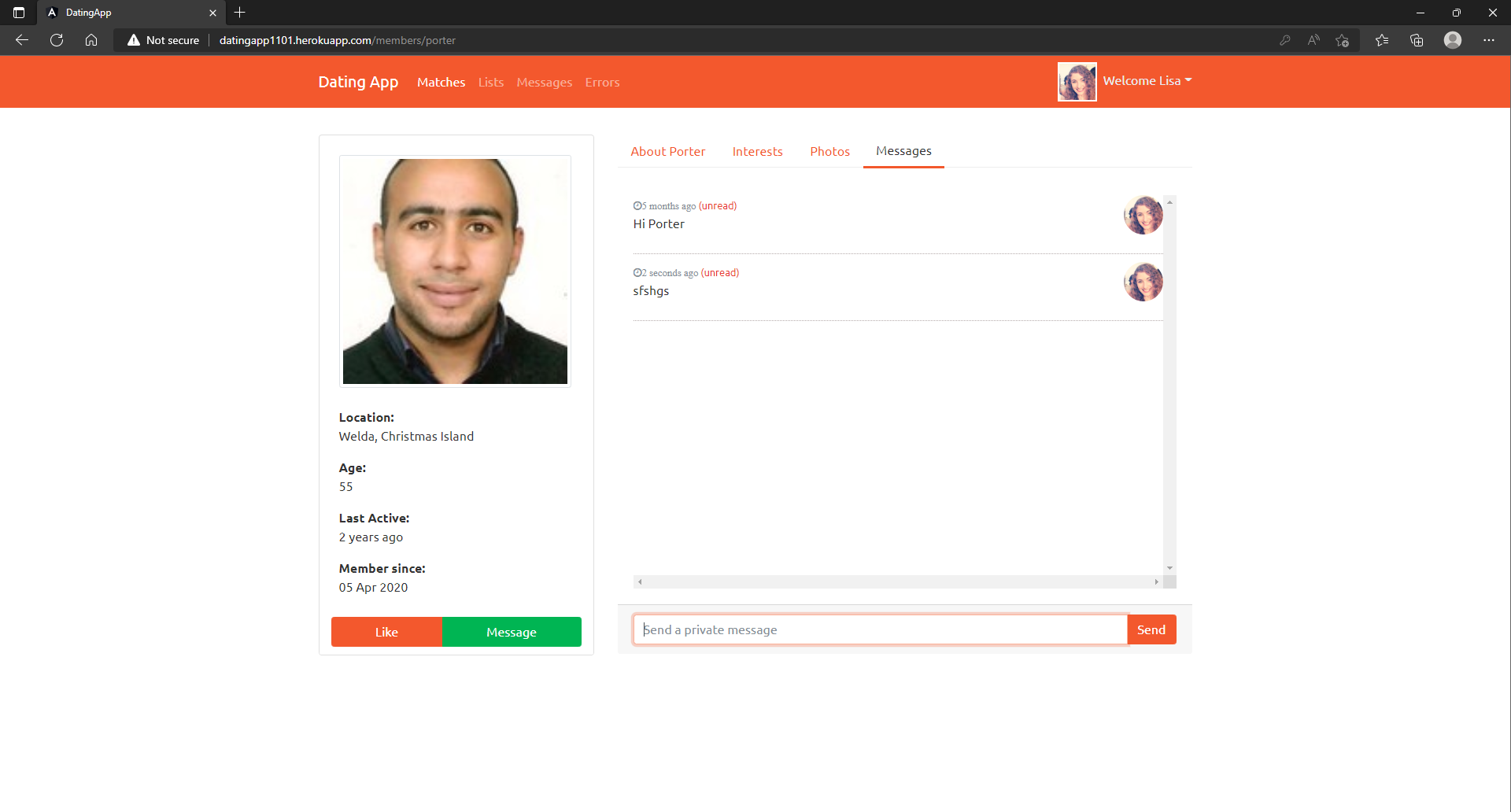 GitHub - Bongani-org/DatingApp