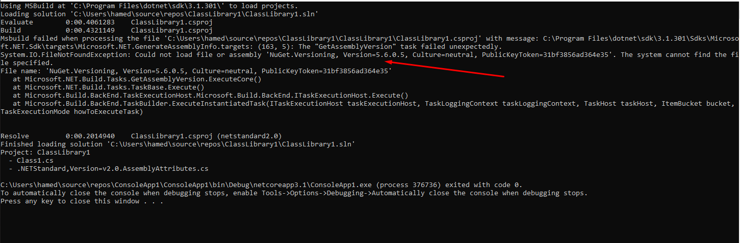 OpenProjectAsync: The SDK 'Microsoft.NET.Sdk' specified could not be found. · Issue #44586 ...