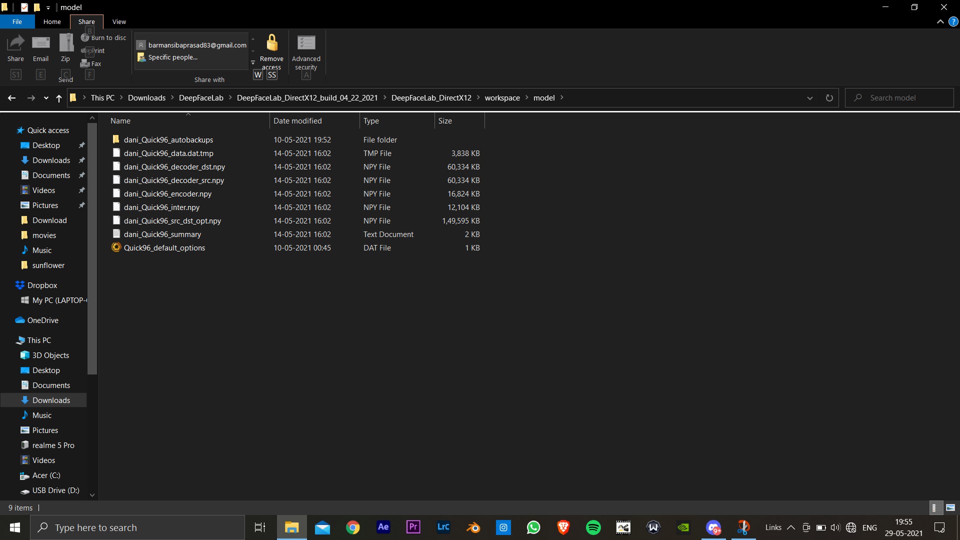 Issue with quick96 training model · Issue #5341 · iperov/DeepFaceLab · GitHub