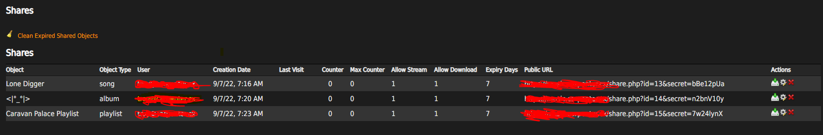 [Bug Report] Playlist sharing not working · Issue #3341 · ampache/ampache · GitHub