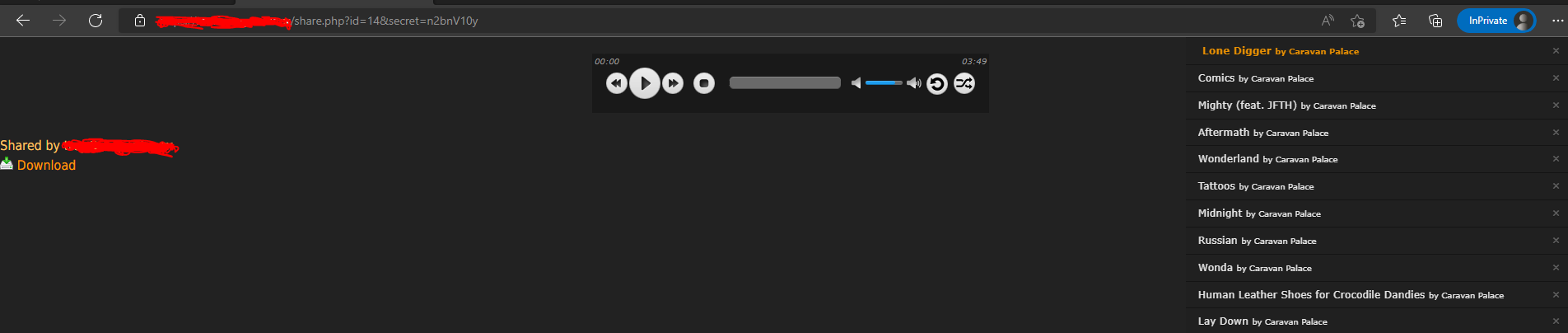 [Bug Report] Playlist sharing not working · Issue #3341 · ampache/ampache · GitHub