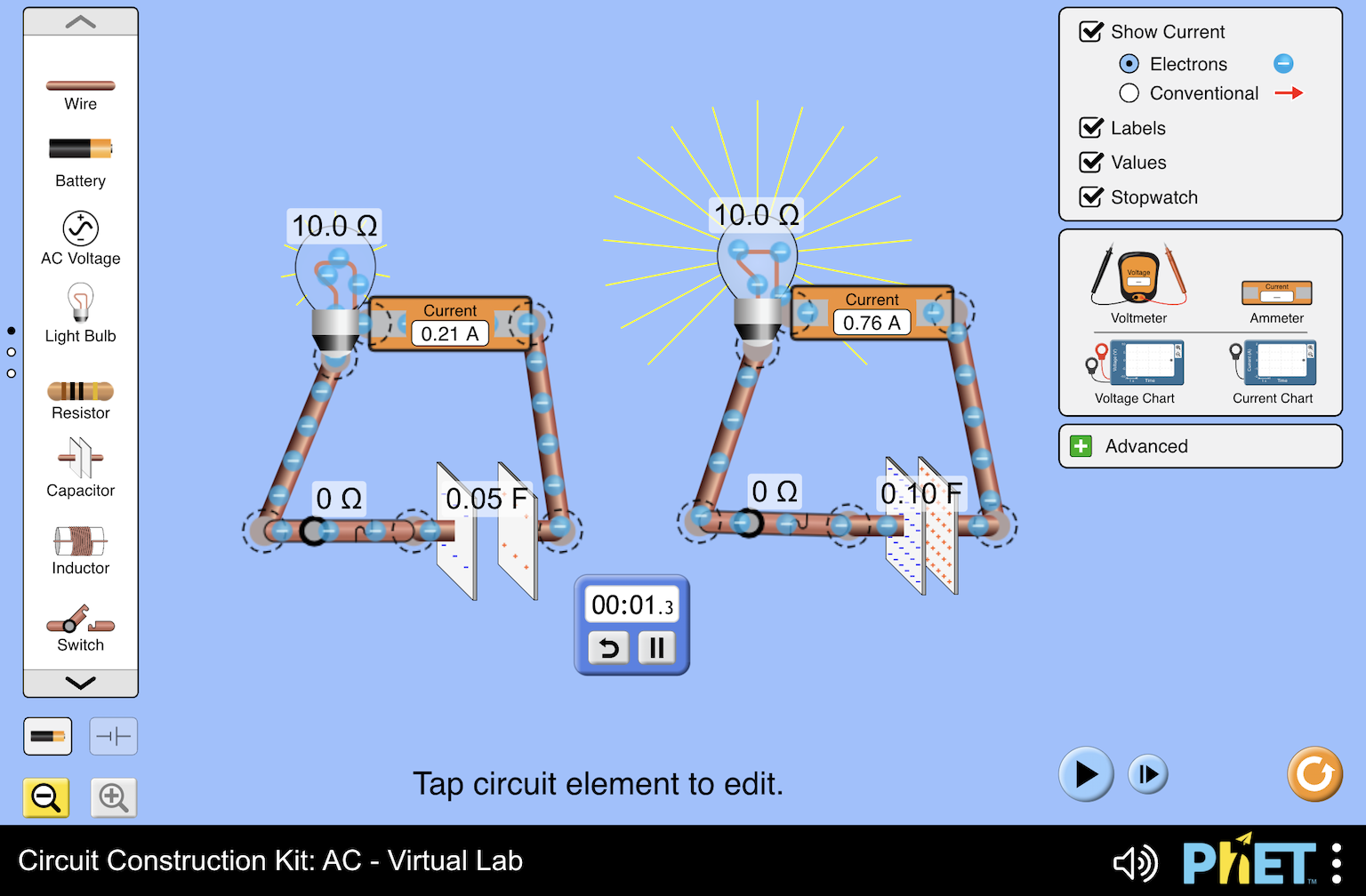 Screenshots needed for publication · Issue #4 · phetsims/circuit ...