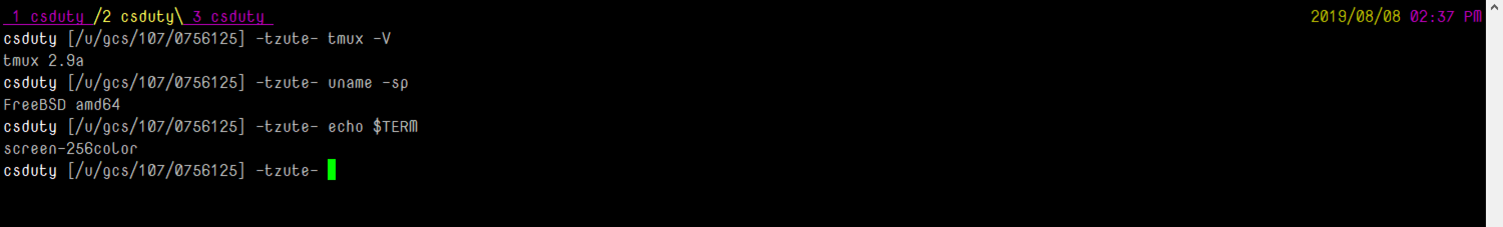 Render window list in different on 2.9a · Issue #1866 · tmux/tmux · GitHub