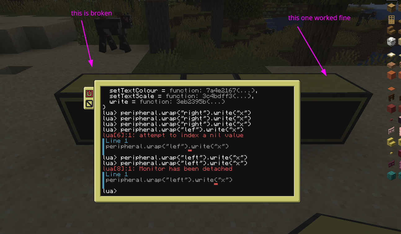 Monitor bug introduced with commit in 1.108.2 · Issue #1608 · cc-tweaked/CC-Tweaked · GitHub
