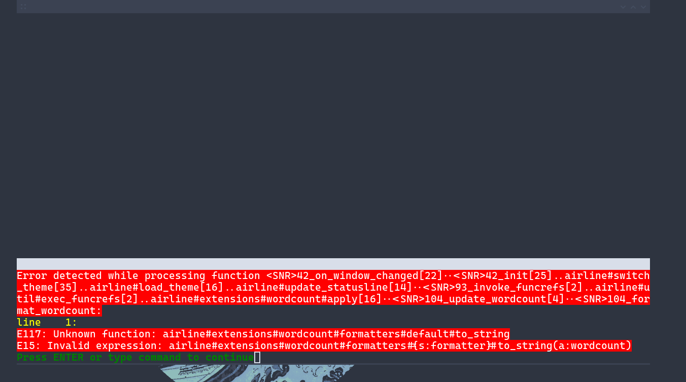 Problem with markdown · Issue #2443 · vim-airline/vim-airline · GitHub