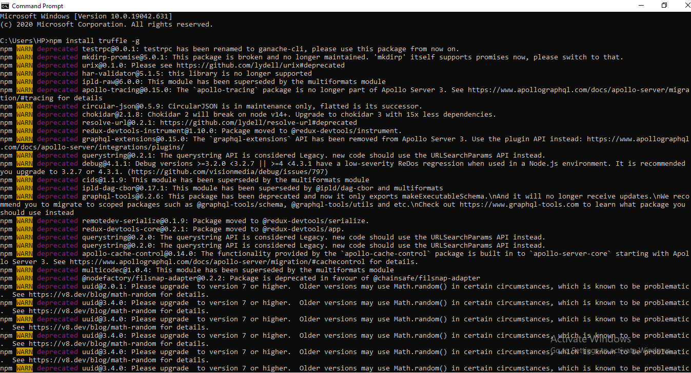 Unable To Install Truffle · Issue 4470 · Trufflesuitetruffle · Github 
