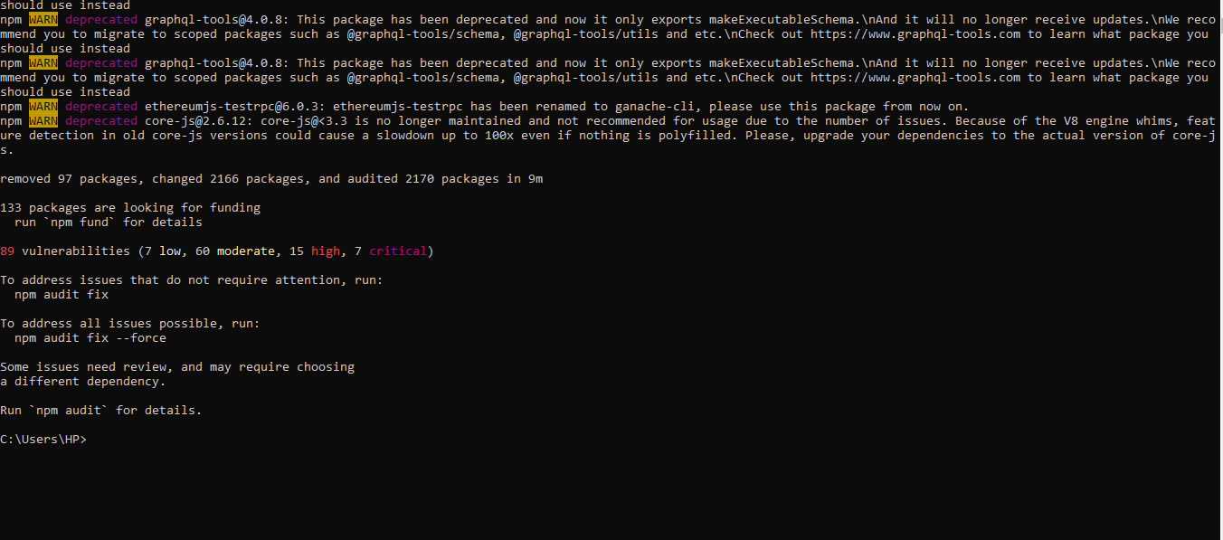 Unable To Install Truffle · Issue 4470 · Trufflesuitetruffle · Github 
