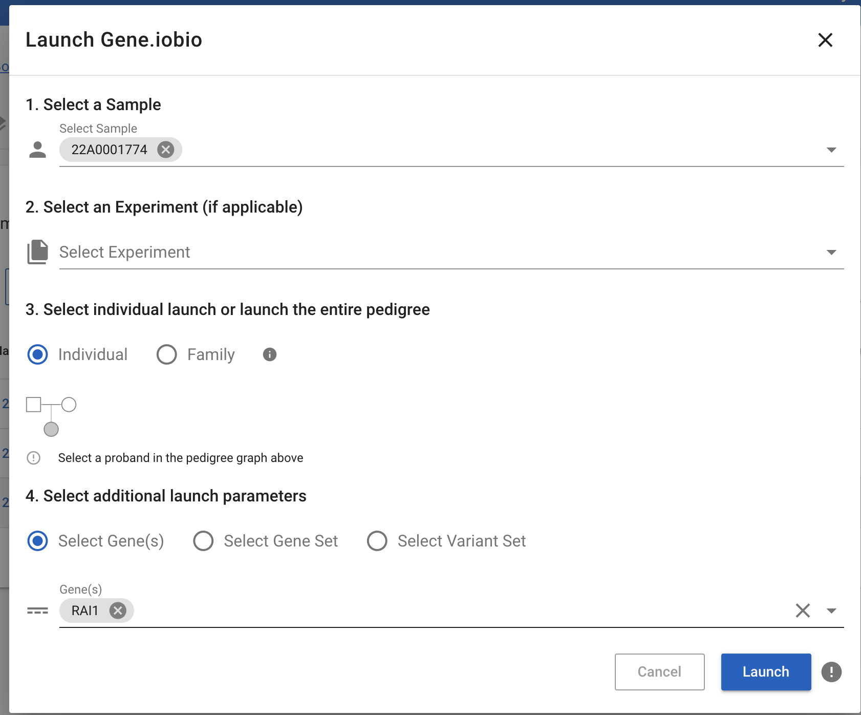 Cannot launch gene.iobio for non-proband. · Issue #831 · iobio/gene.iobio · GitHub