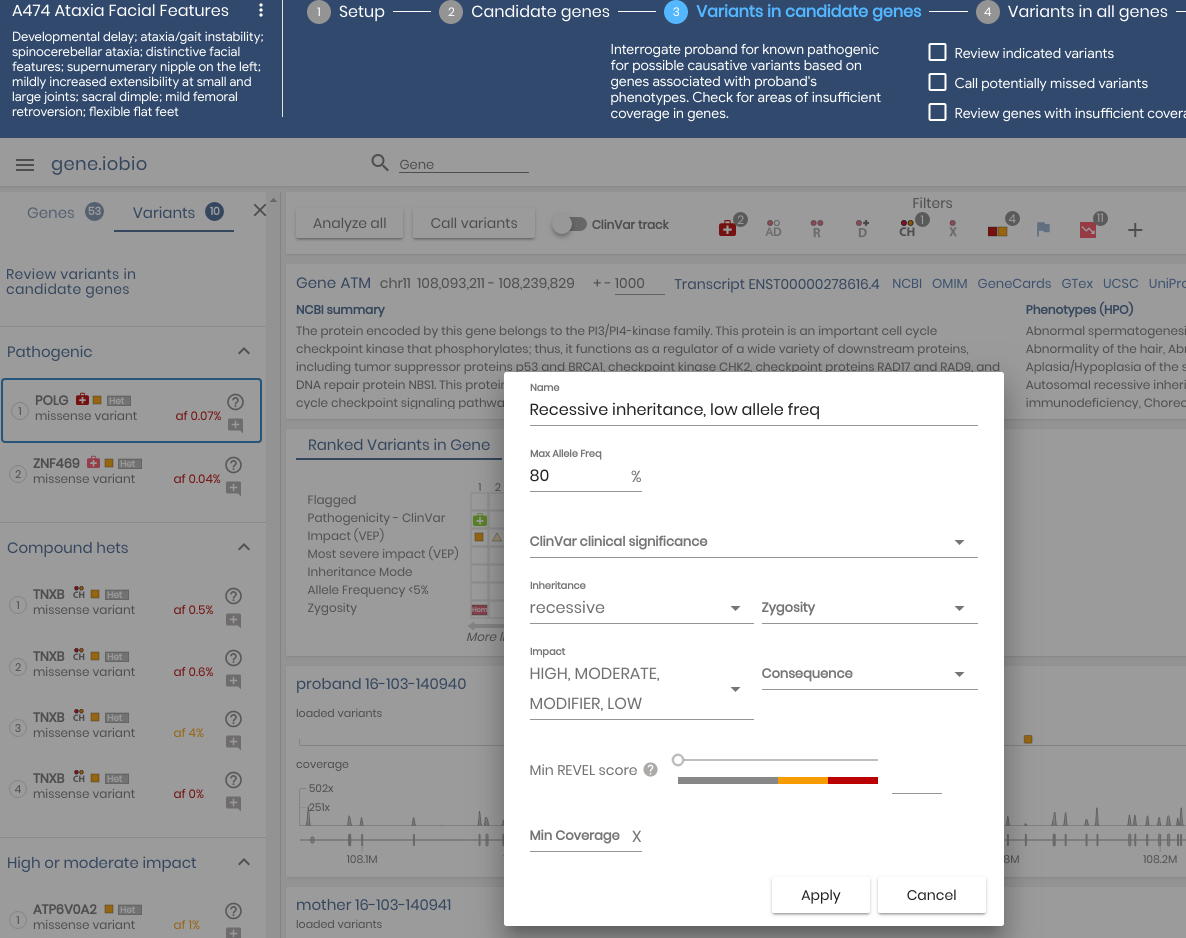 Problem with filter settings · Issue #248 · iobio/gene.iobio · GitHub