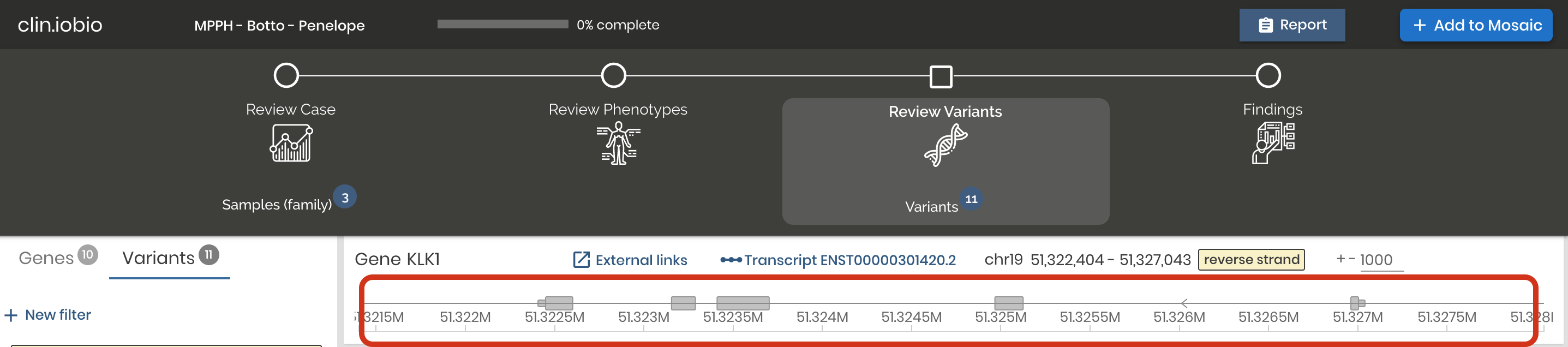 The gene viz is showing in Review Variants in clin.iobio. · Issue #403 · iobio/gene.iobio · GitHub