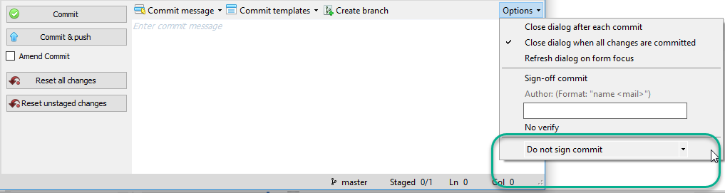 GPG Commit form regression · Issue #5807 · gitextensions/gitextensions · GitHub