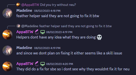 Feather Client and my official stances behind it. · GitHub