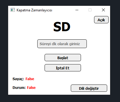 GitHub - SametDrs/ShutdownPy