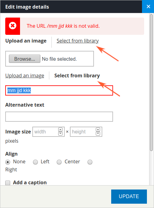 Form validation failure in image dialog can cause duplicate tabs to get rendered · Issue #5109 ...