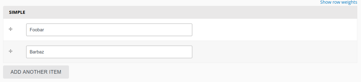 [UX] Remove `item` from text on the `Add another item` button. · Issue ...