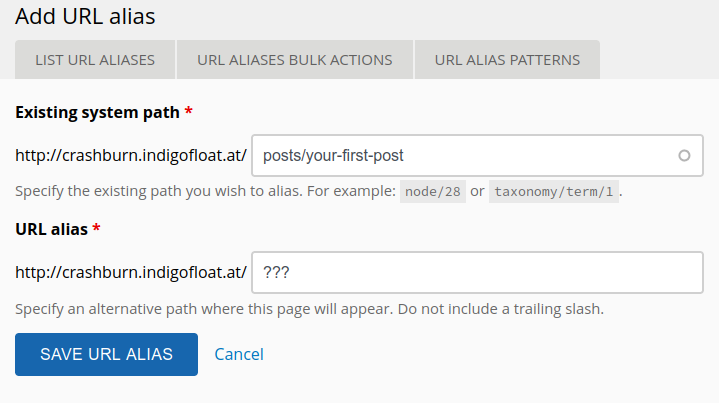 [UX] Fixed: Path should not autocomplete for the source field on "Add URL Alias" page. · Issue ...
