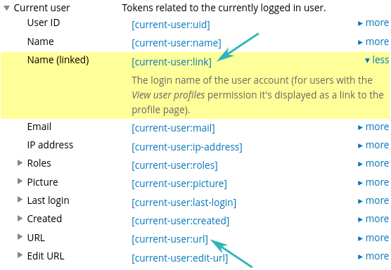 Add a :link sub-token for user tokens · Issue #4584 · backdrop/backdrop ...