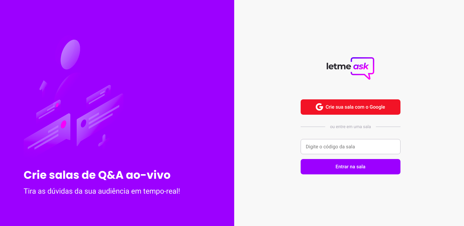 GitHub - Feliper-Silva/letmeask: Missão ReactJs NLW 06 da @Rocketseat