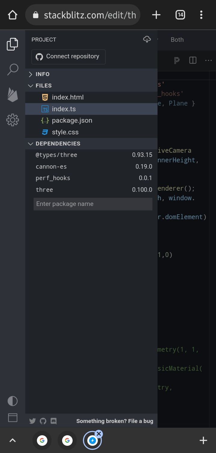 Cant find the package pref_hooks when i import cnnon-es · Issue #1933 · stackblitz/core · GitHub