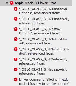 symbol(s) not found for architecture i386 · Issue #32 · Heyzap/heyzap-cordova · GitHub