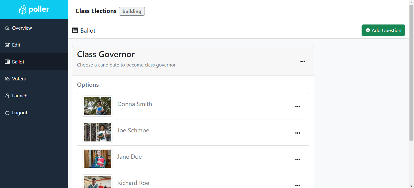GitHub - michaelikoko/Poller: Poller is an online voting system made using Django.