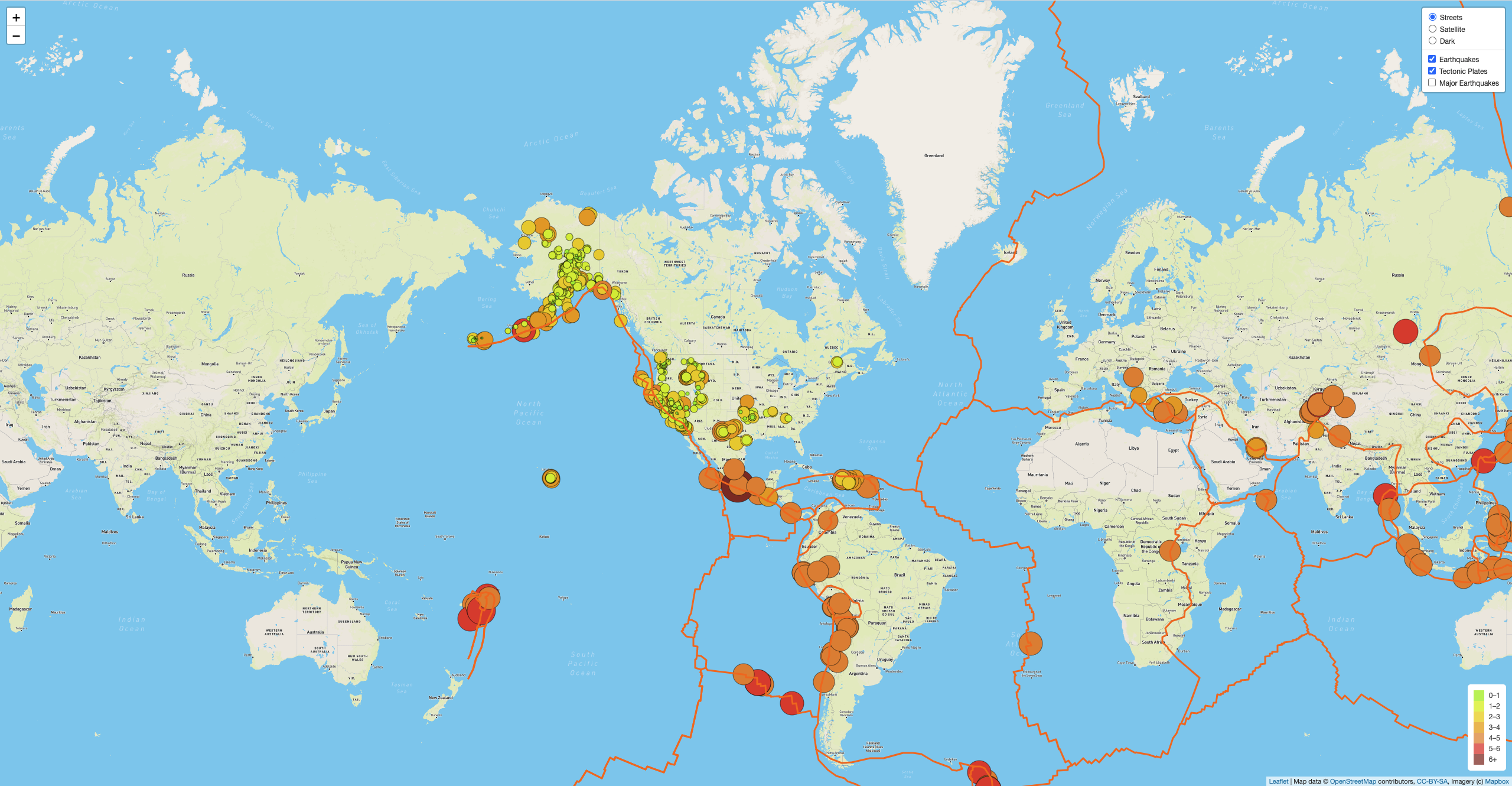 GitHub - weihaolun/Mapping_Earthquakes: JavaScript Leaflet project ...