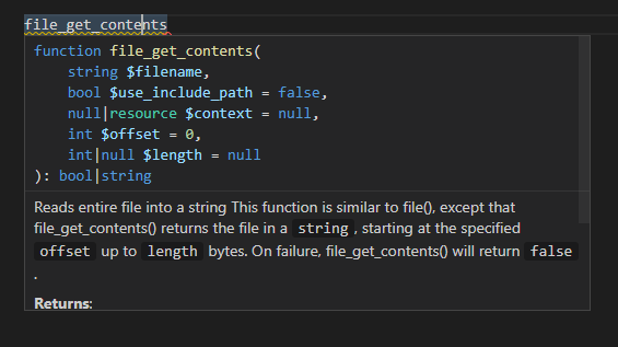 Improve how function signatures are displayed in tooltips · Issue #159 · DEVSENSE/phptools-docs ...