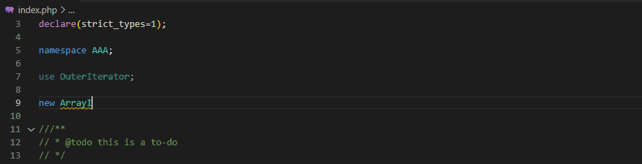 Enhancement: Add auto imported classes in alphabetical order. · Issue #200 · DEVSENSE/phptools ...