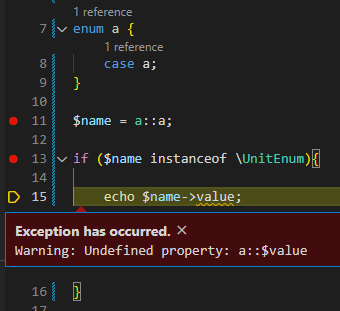 UnitEnum and BackedEnum · Issue #337 · DEVSENSE/phptools-docs · GitHub