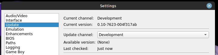 Updater does not detect new versions - AppImage only? · Issue #2627 · mgba-emu/mgba · GitHub
