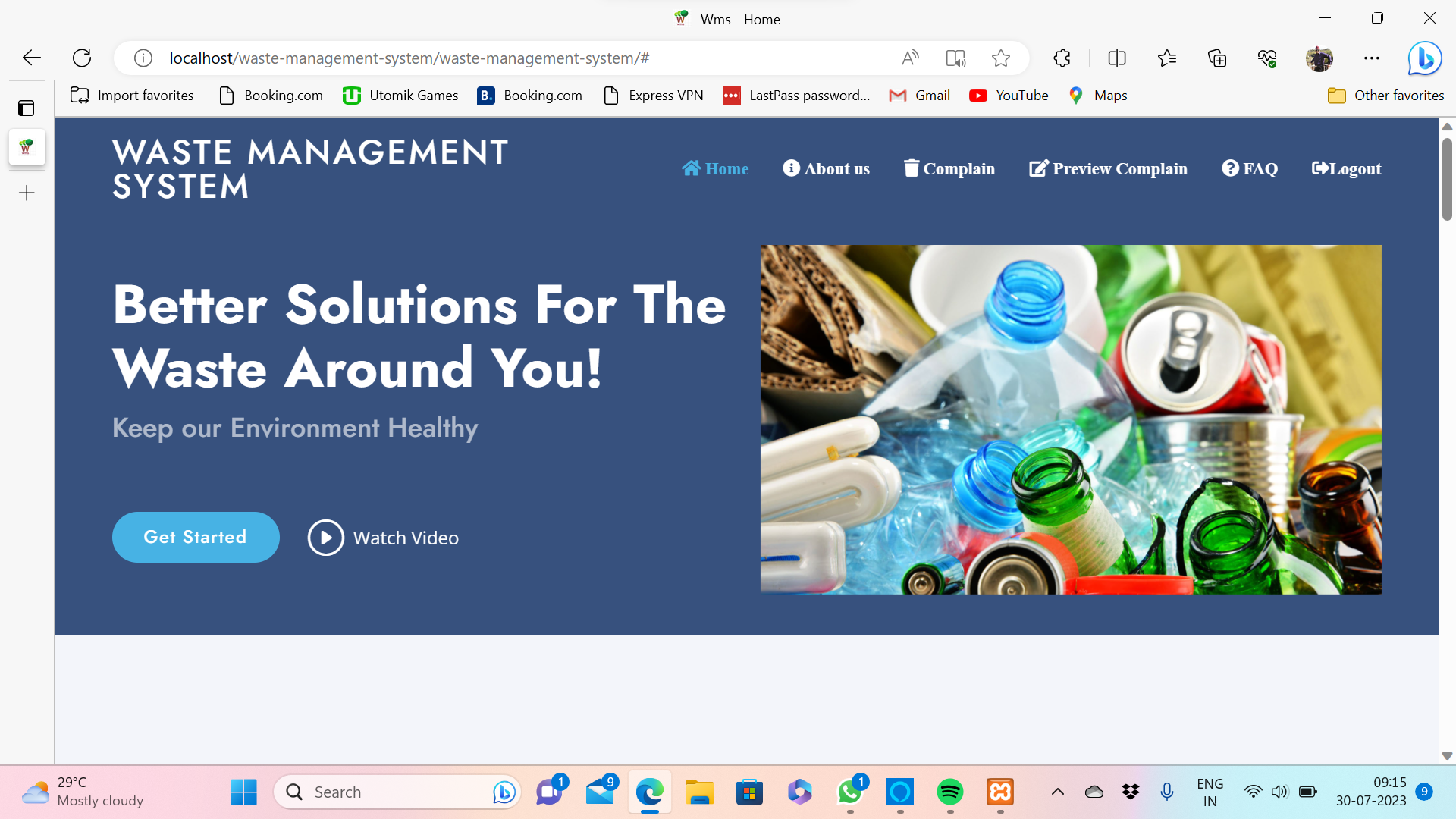 GitHub - harsh5660/Waste-Management-System