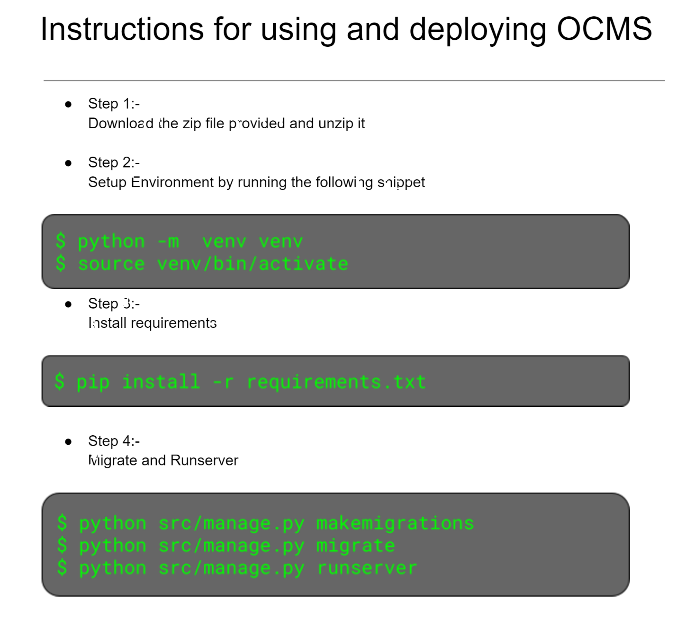 GitHub - yatindra7/OCMS: An Online Class Management System, with a Live ...
