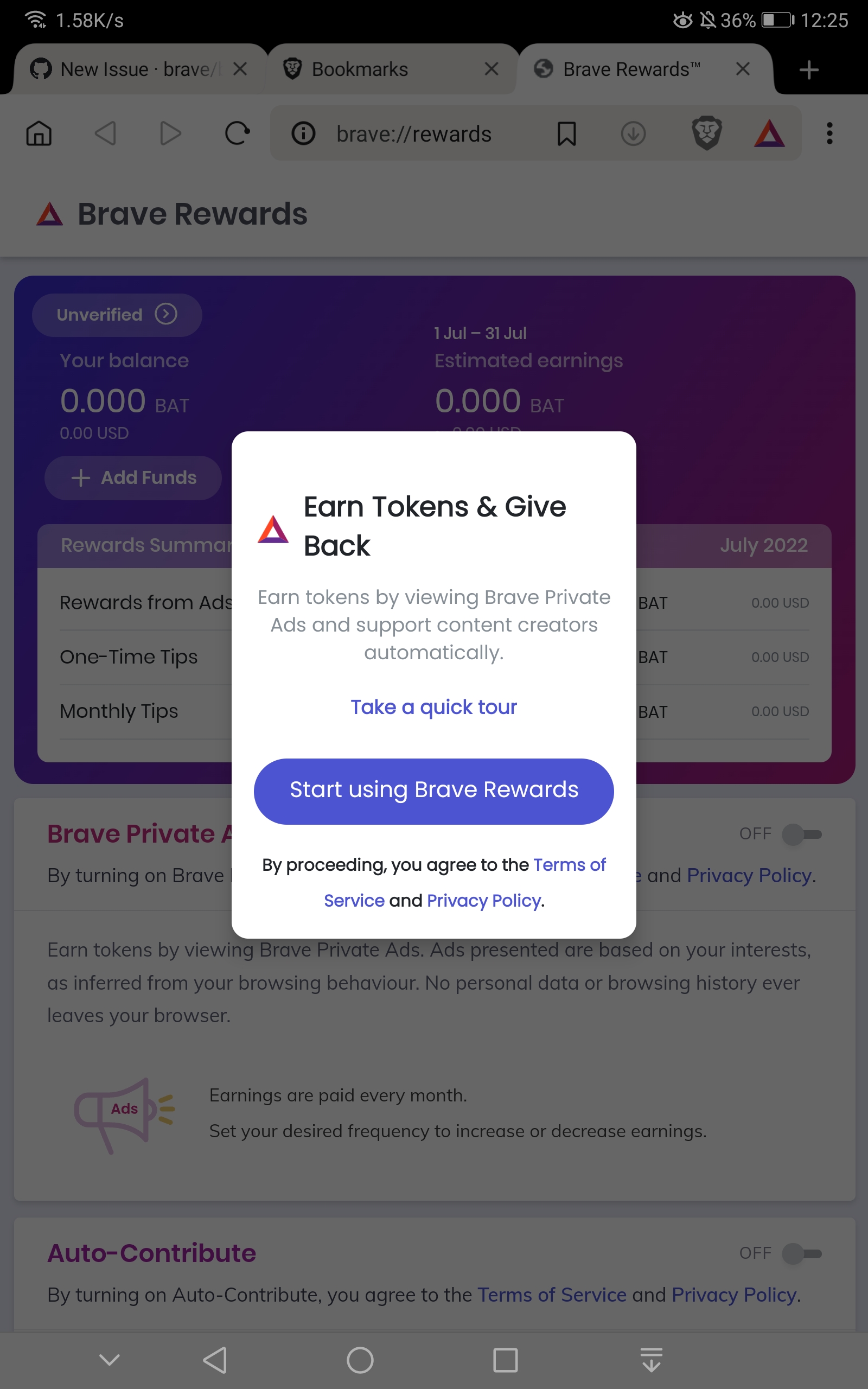 Bookmarks dont appear in android Brave app · Issue #24215 · brave/brave ...