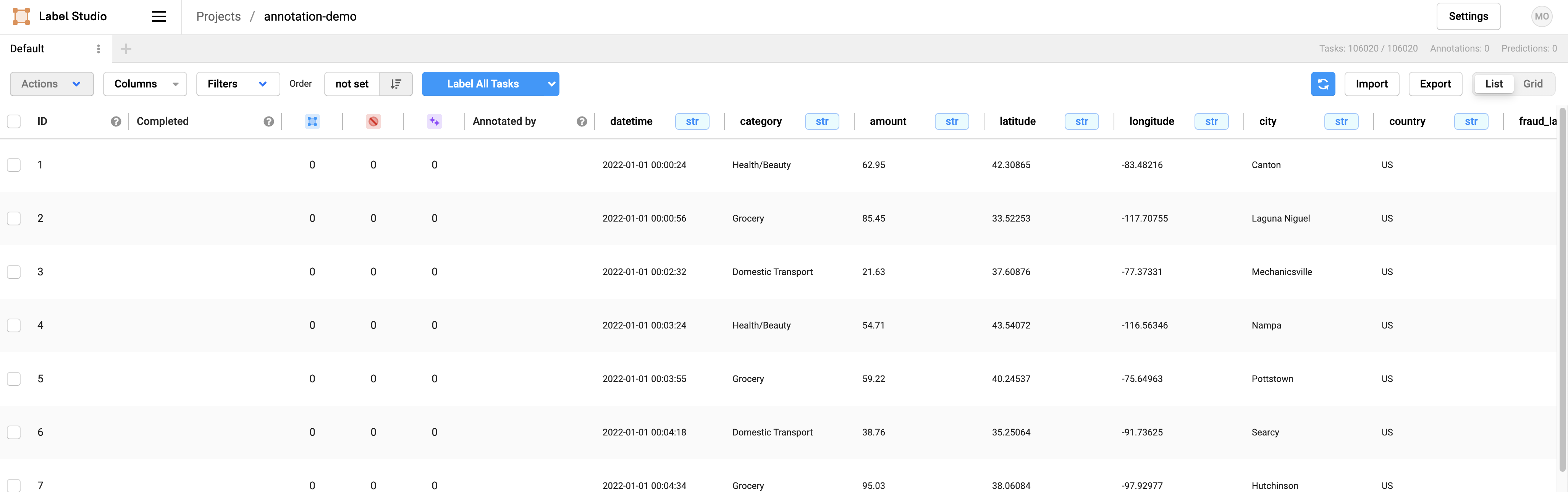 CSV file sync from local storage producing only one task instead of one task per row · Issue ...
