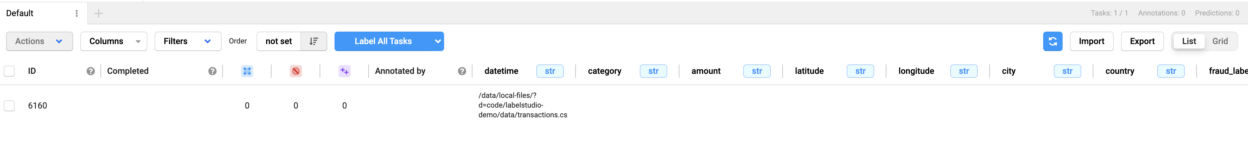 CSV file sync from local storage producing only one task instead of one task per row · Issue ...