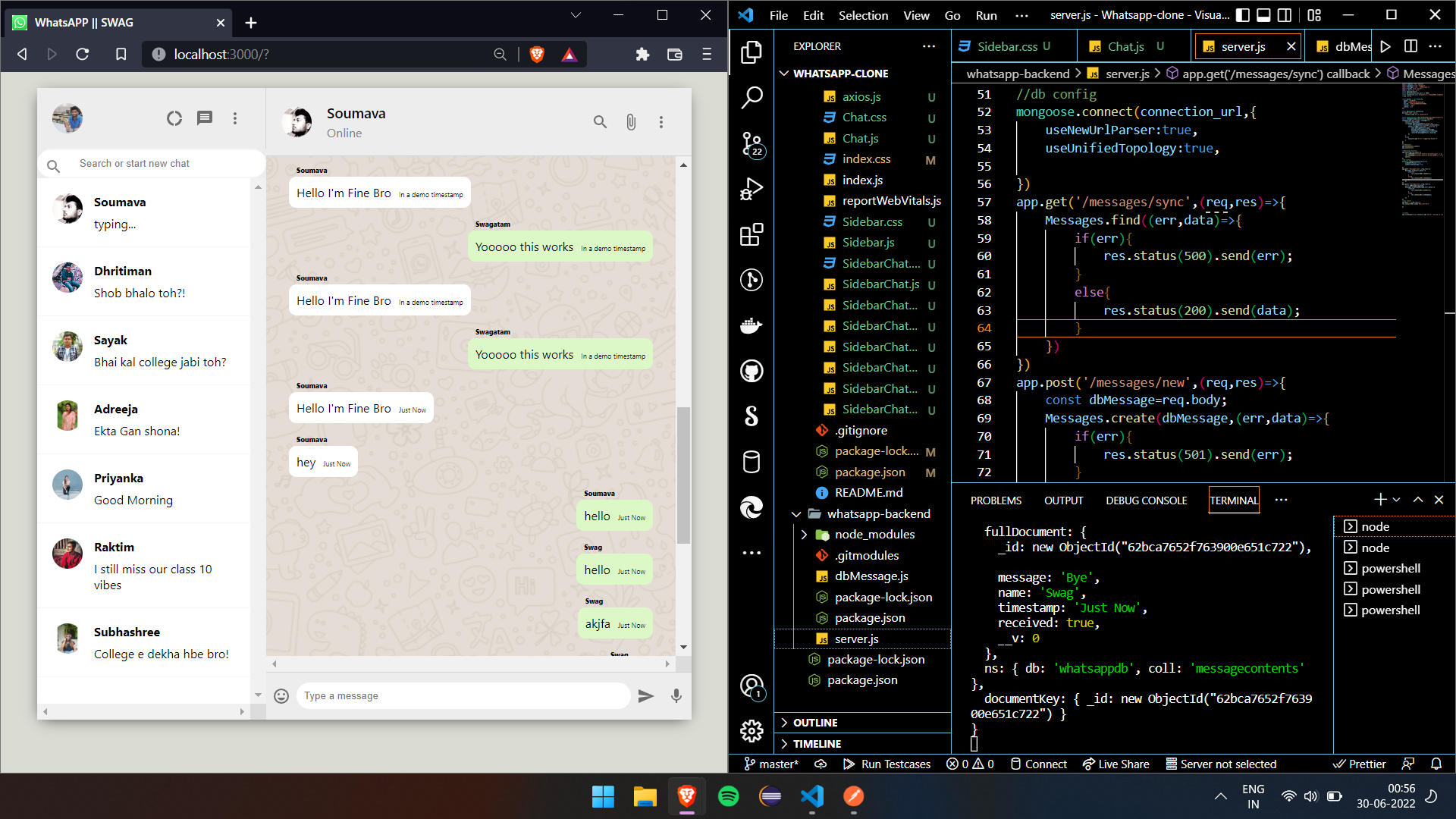 GitHub - Swag19602/Whatsapp-clone
