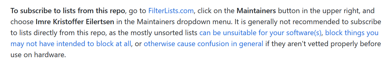 Please add an complete index of your filterlists · Issue #698 · DandelionSprout/adfilt · GitHub
