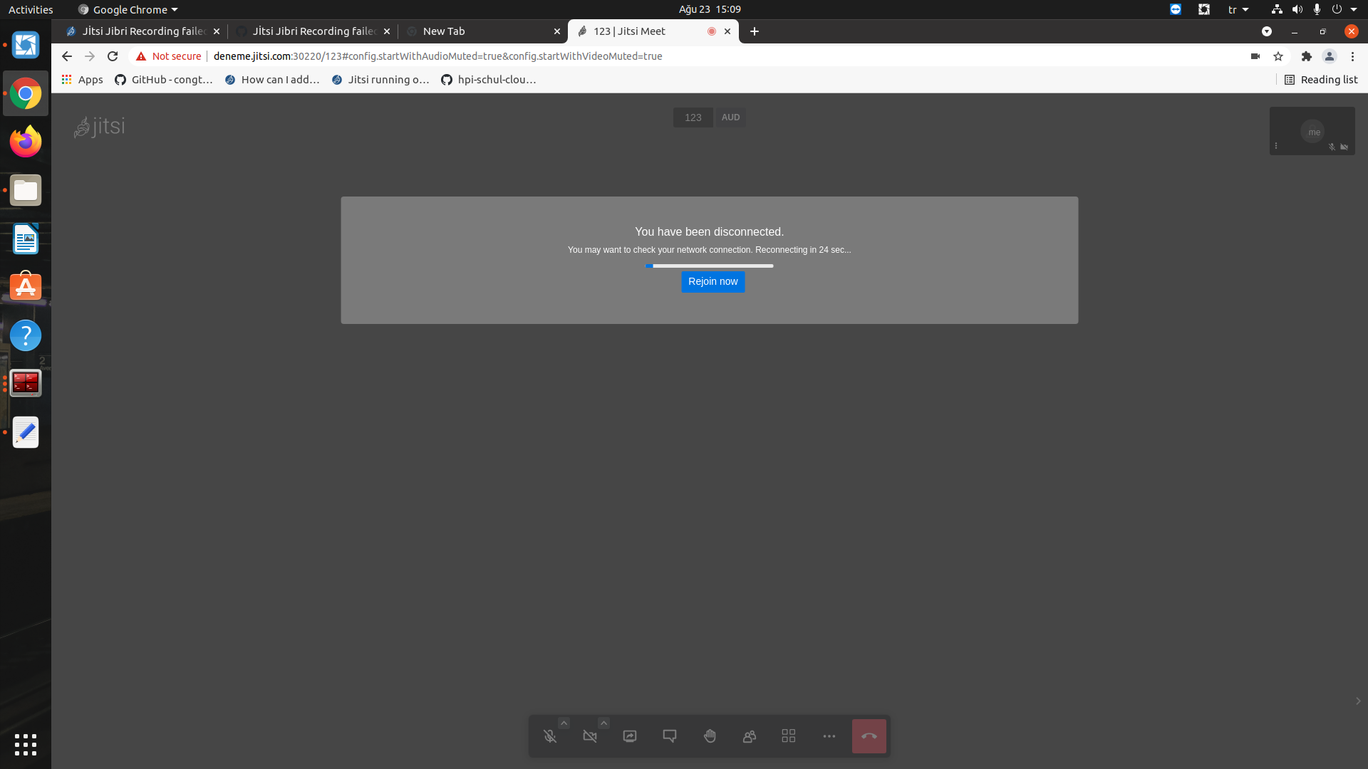 Jİtsi Jibri Recording failed to Start (Kubernetes) · Issue #1112 ...