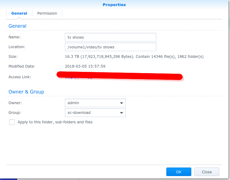 Permissions Issue Sonarr · Issue #3215 · SynoCommunity/spksrc · GitHub