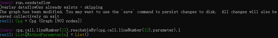 Reachability analysis does not work, for C or Python · Issue #1706 · joernio/joern · GitHub