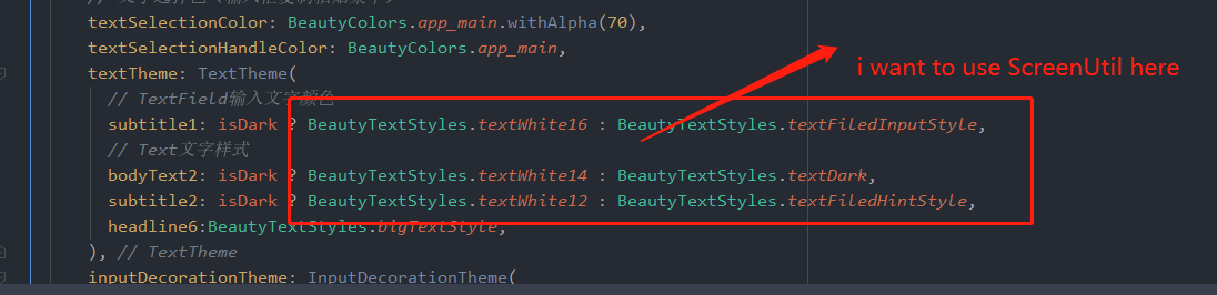 Can I Init Screenutil In App Main Method Theme · Issue 134 · Openflutter Flutter Screenutil